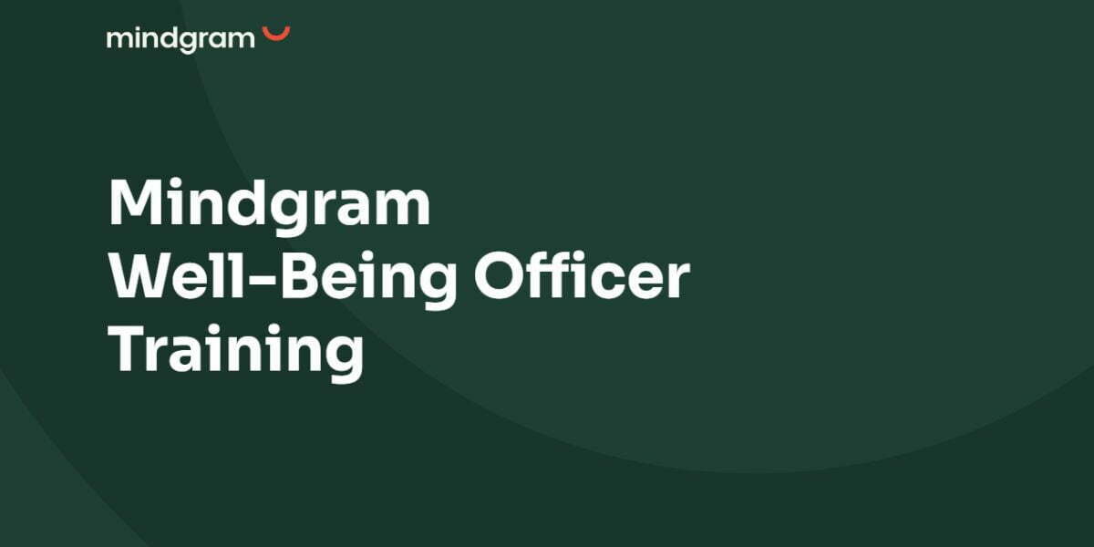 Formación Mindgram Well-Being Officer - Mindgram